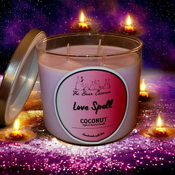 The Bear Essence | Other | Handmade Coconut Hybrid Scented Candles Love ...